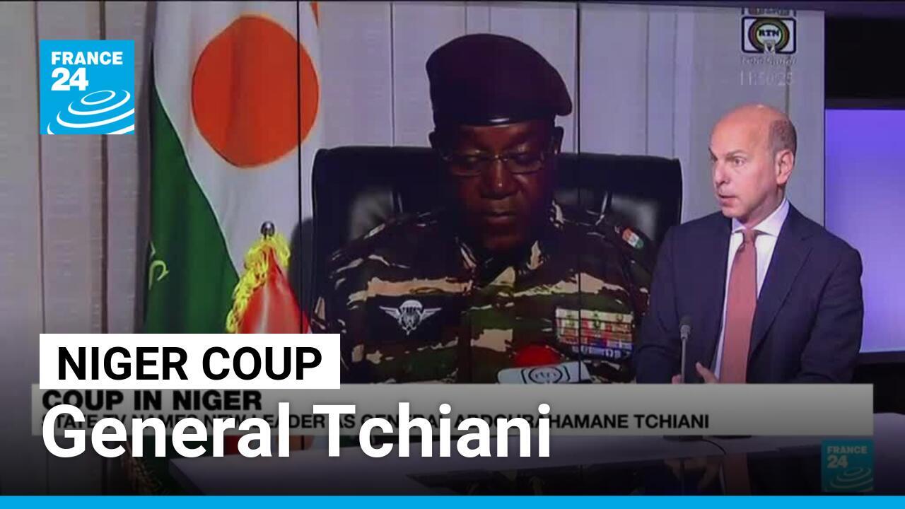 State TV declares Niger's General Abdourahamane Tchiani new leader following coup - France 24